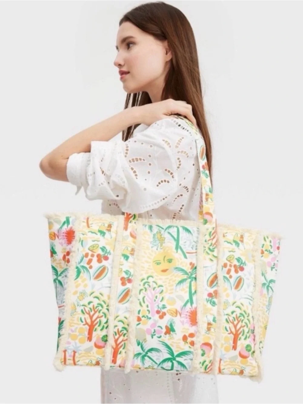 Roller Rabbit | Bags | Roller Rabbit X Target Canvas Tote Beach Bag ...